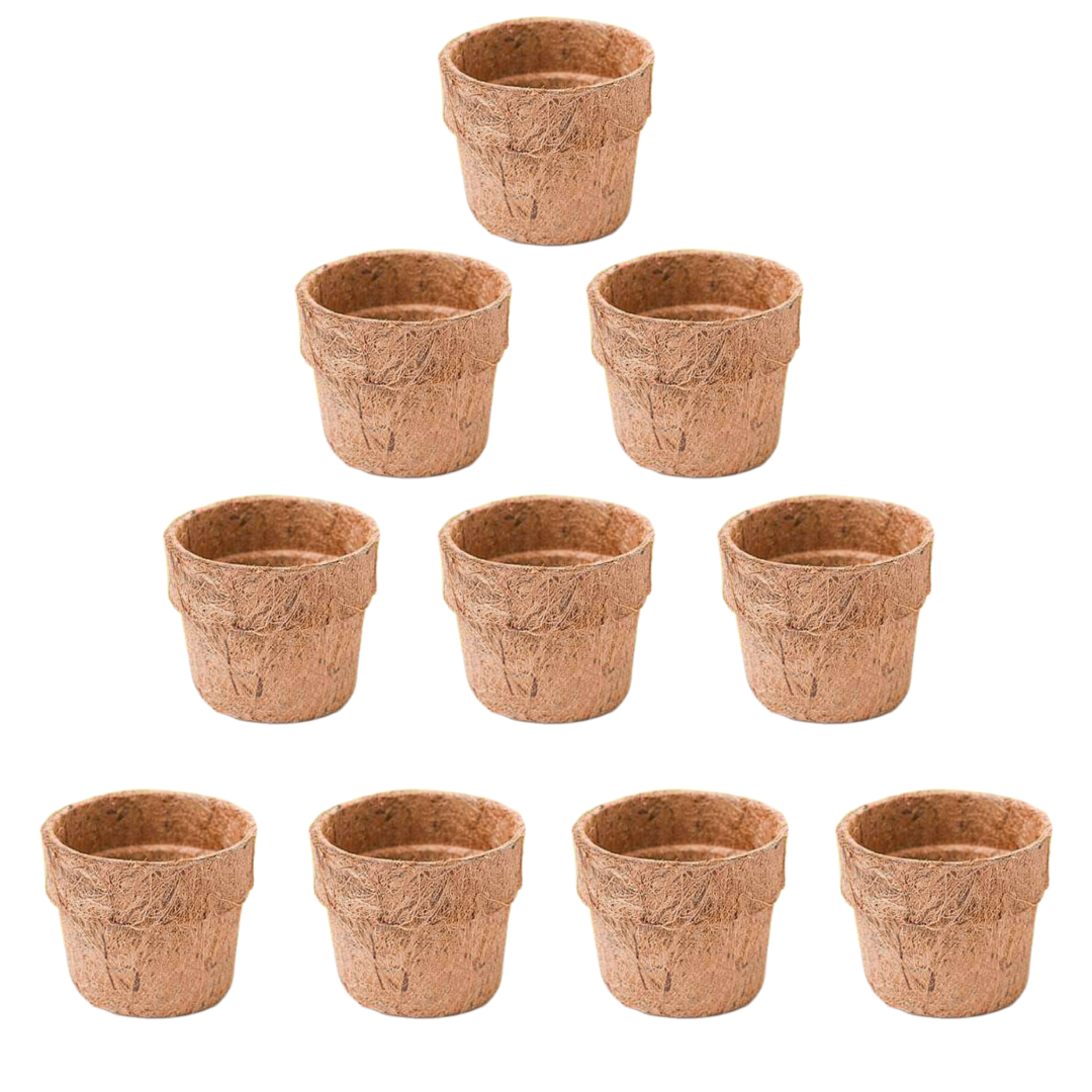 Coco Coir Pot Eco-Friendly and Bio-Degradable Planter Pot (4 inch Size ...